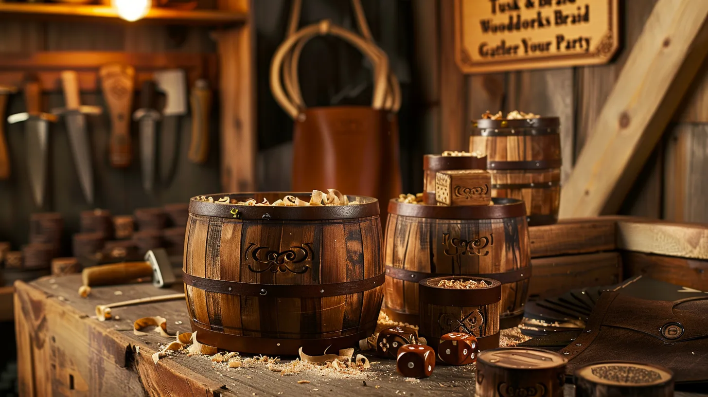 Tusk & Braid Woodworks - Handcrafted Wooden & Leather RPG Goods from ...